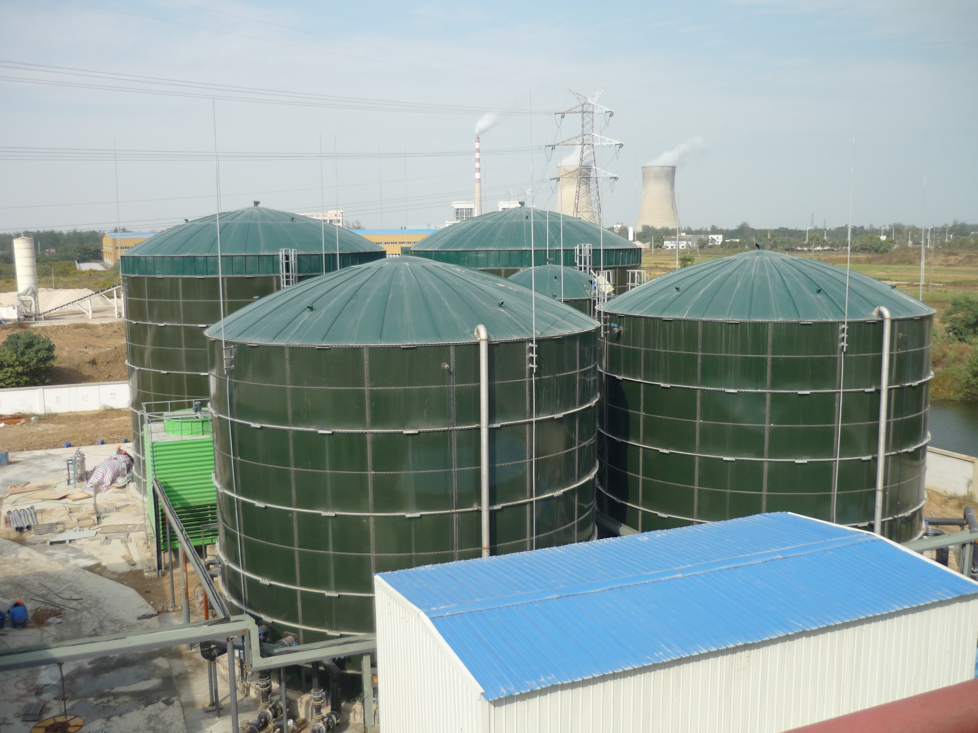 Anaerobic Treatment Plants / UASB Reactor Systems For Biogas System ...